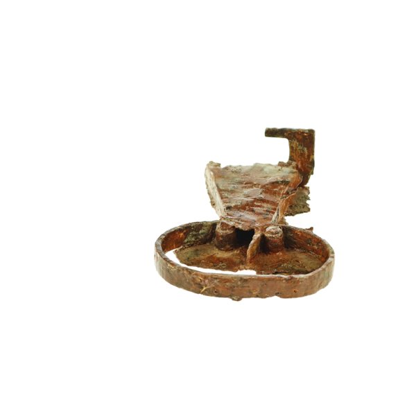 Snap lock, spring mechanism exposed by rust