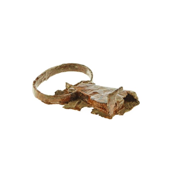 Snap lock, spring mechanism exposed by rust