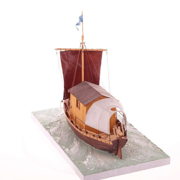 Model of a sloop in the seaside resort of Heiligendamm-Doberan around 1794