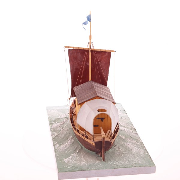 Model of a sloop in the seaside resort of Heiligendamm-Doberan around 1794
