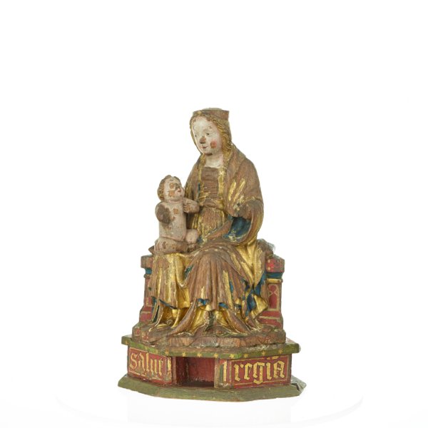 Enthroned Mary with Christ Child