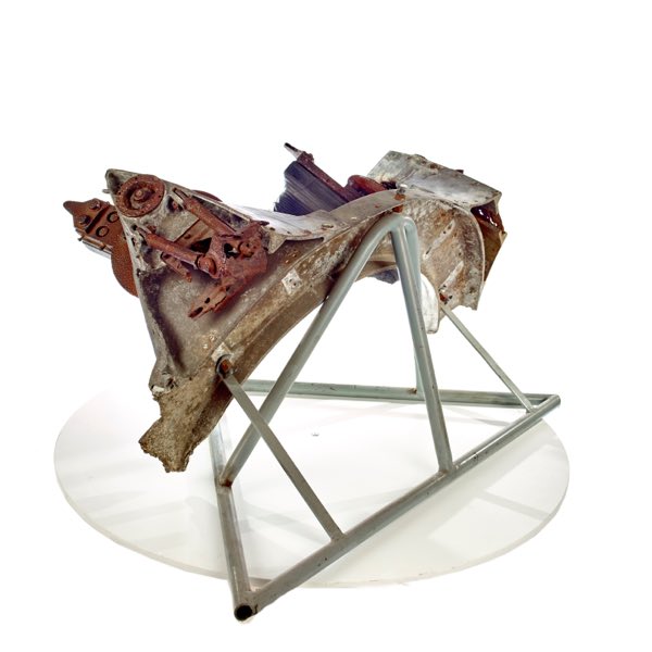 Abtriebsring einer A4-Rakete ("V2") mit zwei Strahlrudern