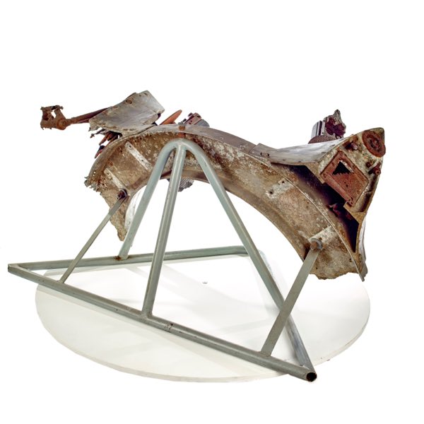 Output ring of an A4 rocket ("V2") with two thrusters