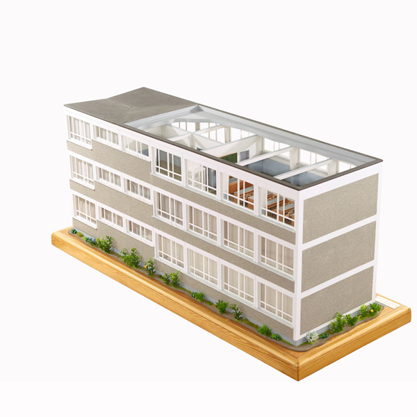 Model of school complex in Tessin