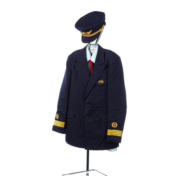 Uniform of an aircraft captain from INTERFLUG spray plane department (GDR)