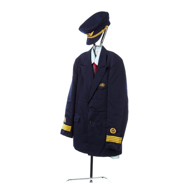 Uniform eines Flugkapitäns der INTERFLUG Betriebsabteilung Agrarflug (DDR)