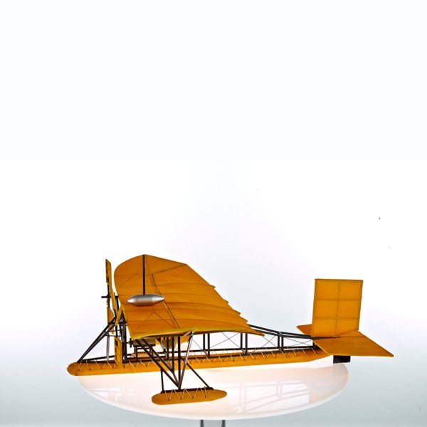 Model of the first German hydroplane