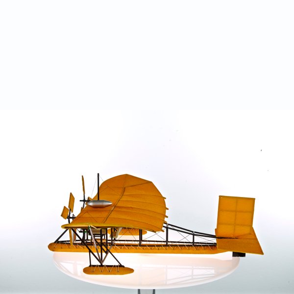 Model of the first German hydroplane