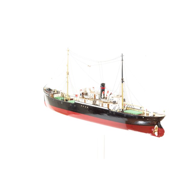 Model of VORWÄRTS steam ship, ex GRETE CORDS (1903); ex JOHANN AHRENS ...