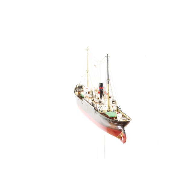Model of VORWÄRTS steam ship, ex GRETE CORDS (1903); ex JOHANN AHRENS ...