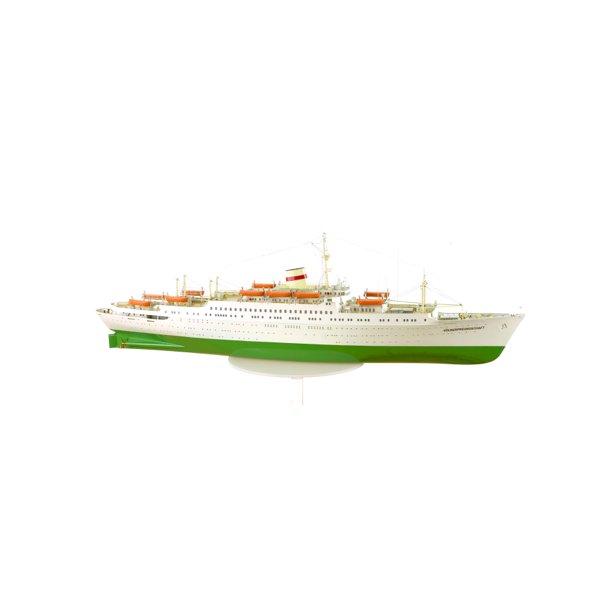 Model of the MS VÖLKER­FREUNDSCHAFT ex STOCKHOLM passenger ship