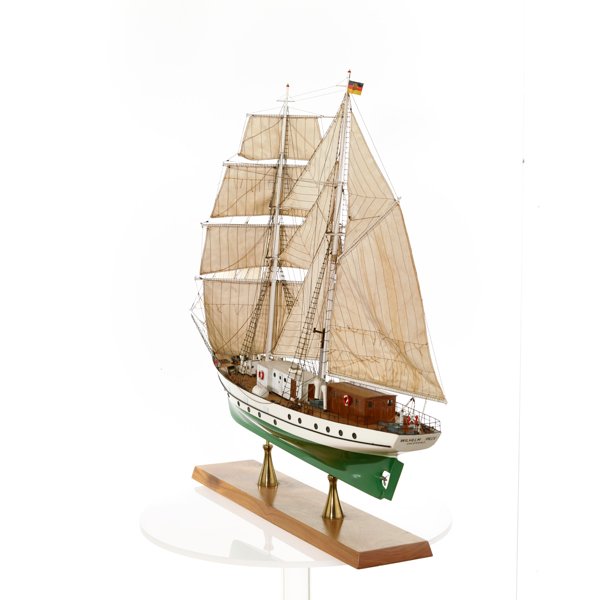 Model of the WILHELM PIECK training sailing ship