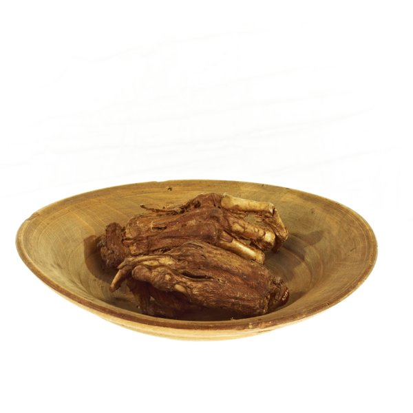 Dead hands (body symbol) in a turned wooden bowl from St. George, Wismar