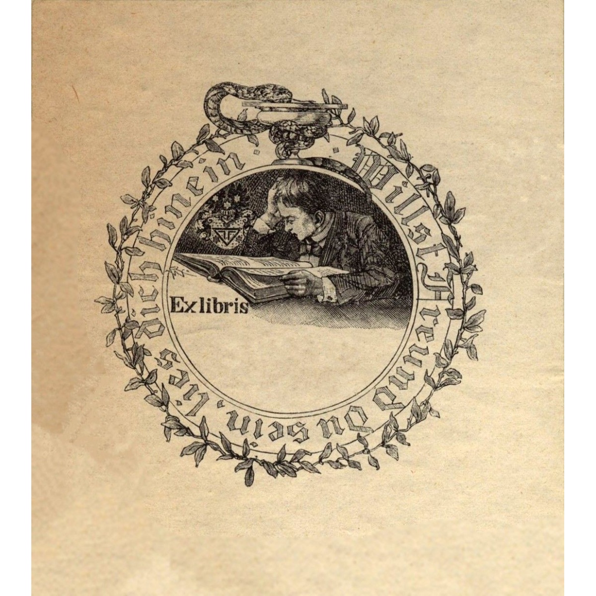 Universalexlibris - Raum 2 Exlibris aus der Universitätsbibliothek Rostock
