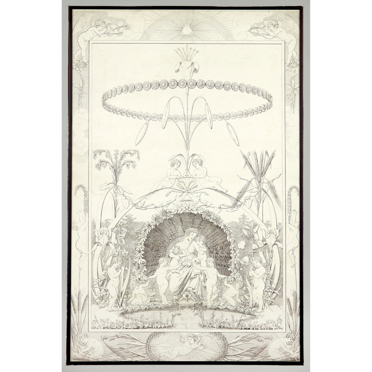 Philipp Otto Runge: Kupferstich Abend, Tag und Nacht