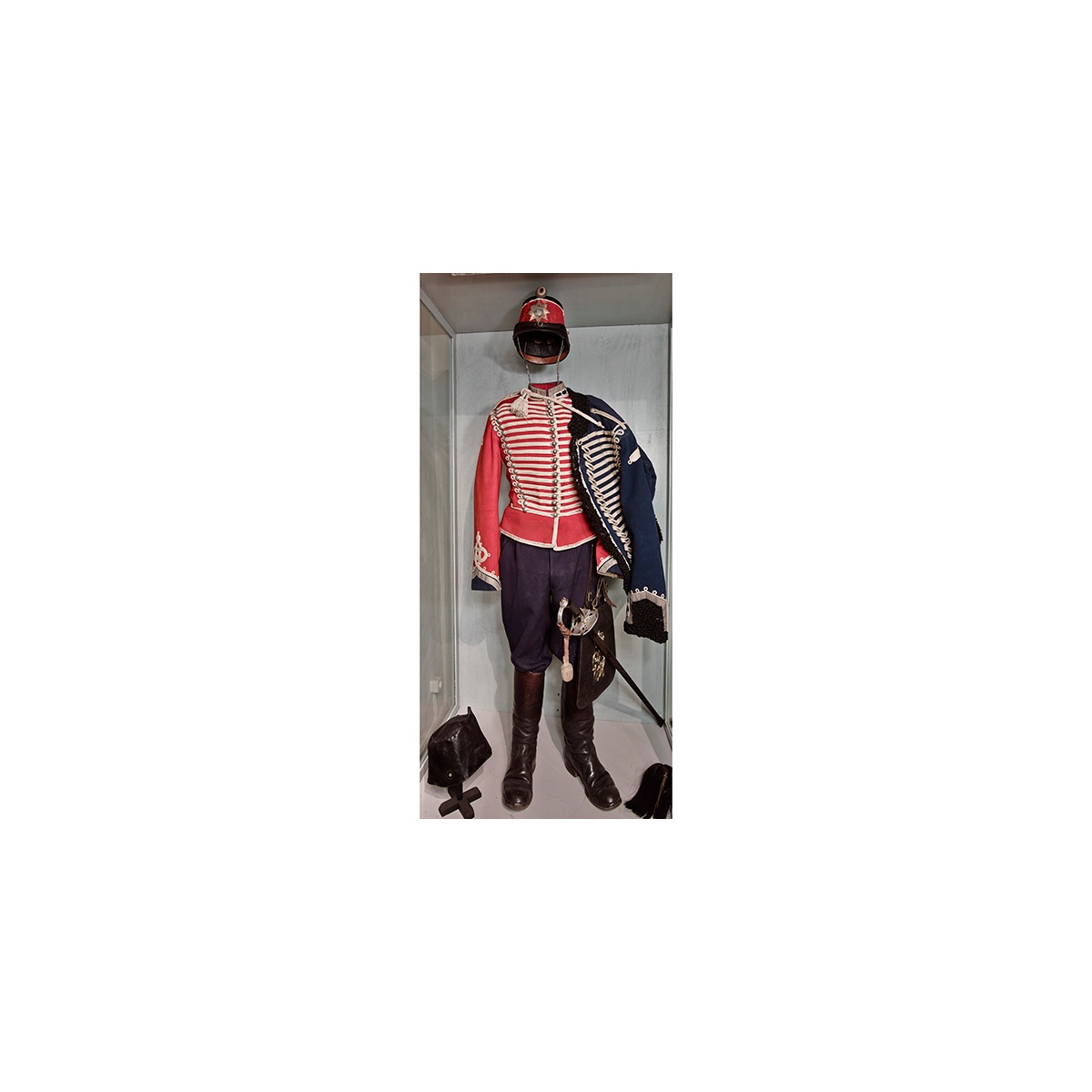 Uniform of the rural police officer Georg Woisin
