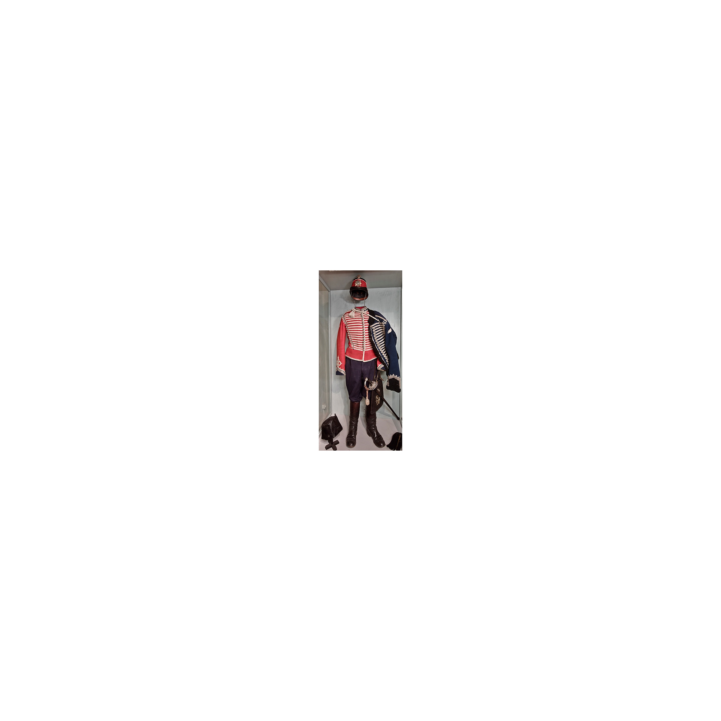 Uniform of the rural police officer Georg Woisin